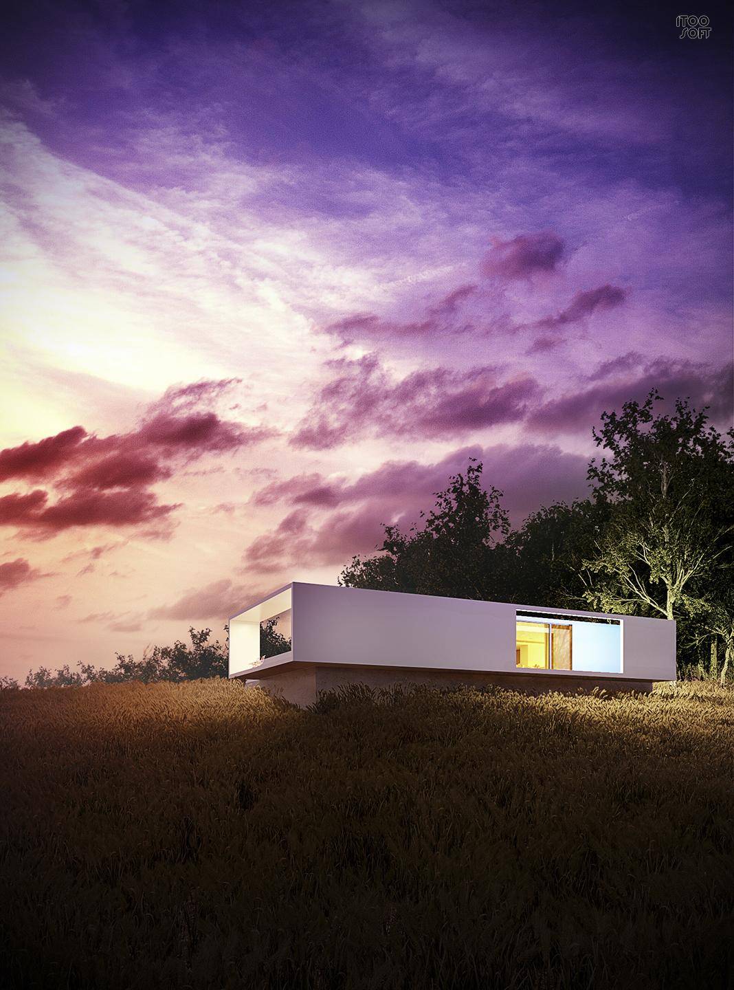 Gallery - Rectangular House by Blankwall