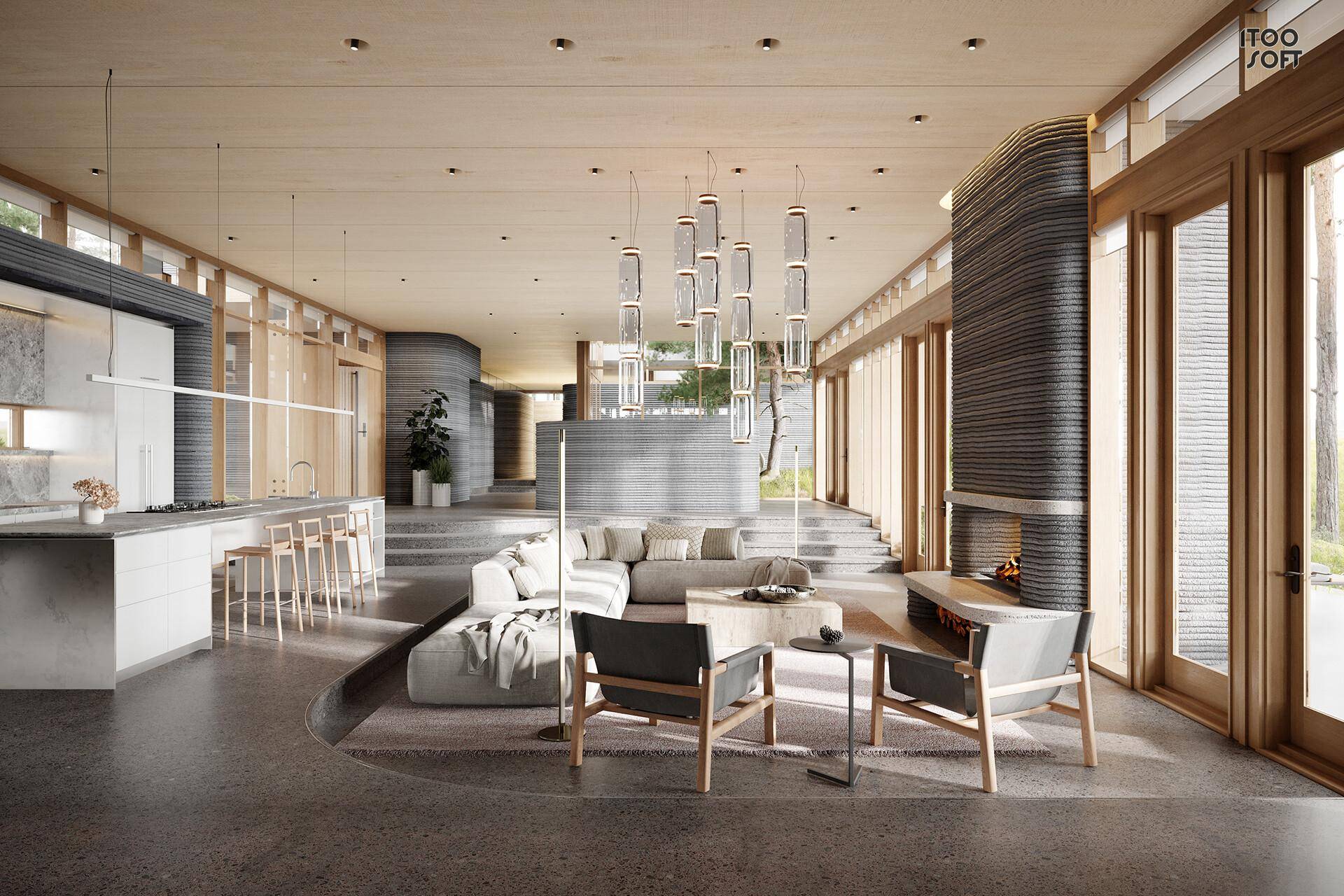 Gallery - The Black Forest House by Bobak Studio