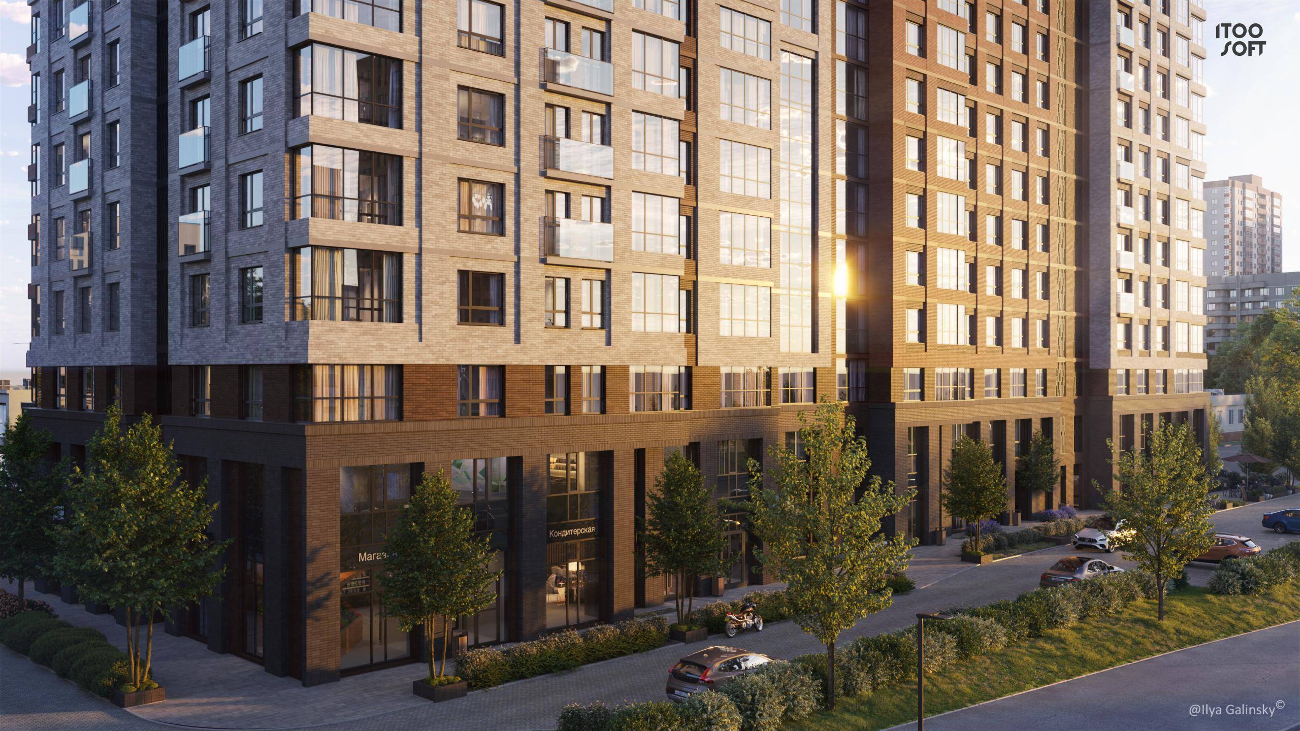 Gallery - Provence residential building by Ilya Galinsky and 3dKirski ...