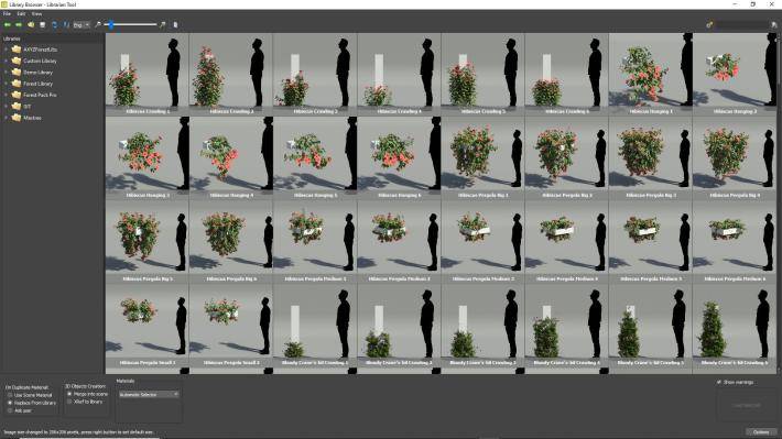 Purchase the Hanging Plants Volume 1 3DGarden 3d asset library compatible with ForestPack