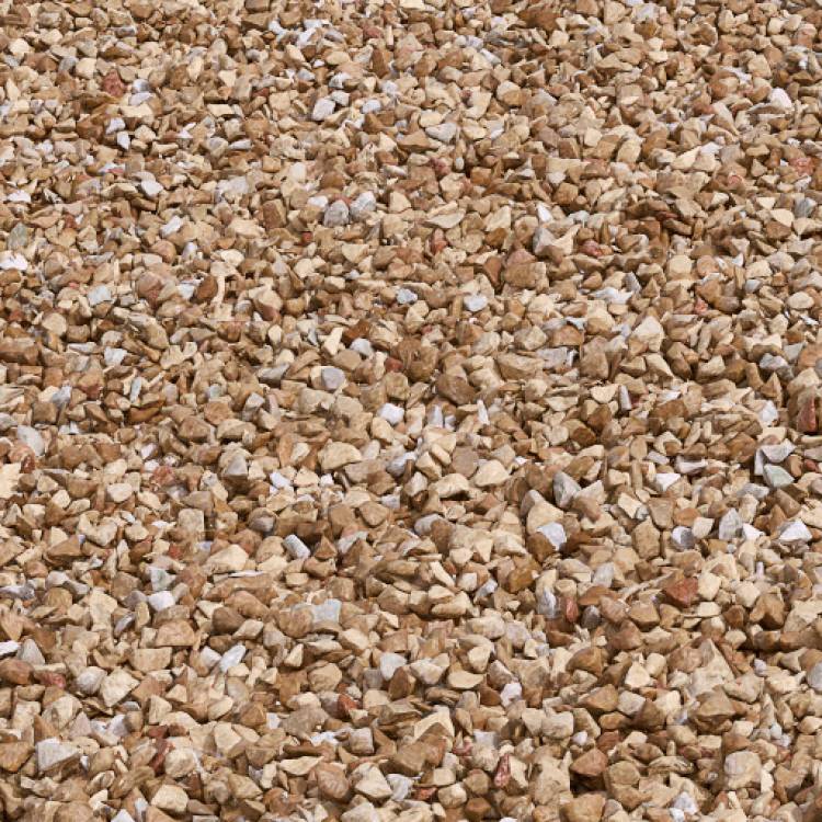 Golden Gravel Angular - Detail - Forest Pack library for 3ds Max