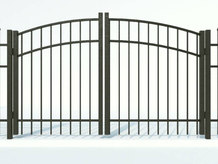 Double Gate 1 - RailClone library for 3ds Max