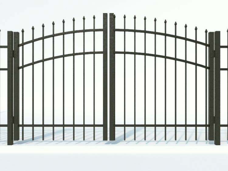 Double Gate 2 - RailClone library for 3ds Max