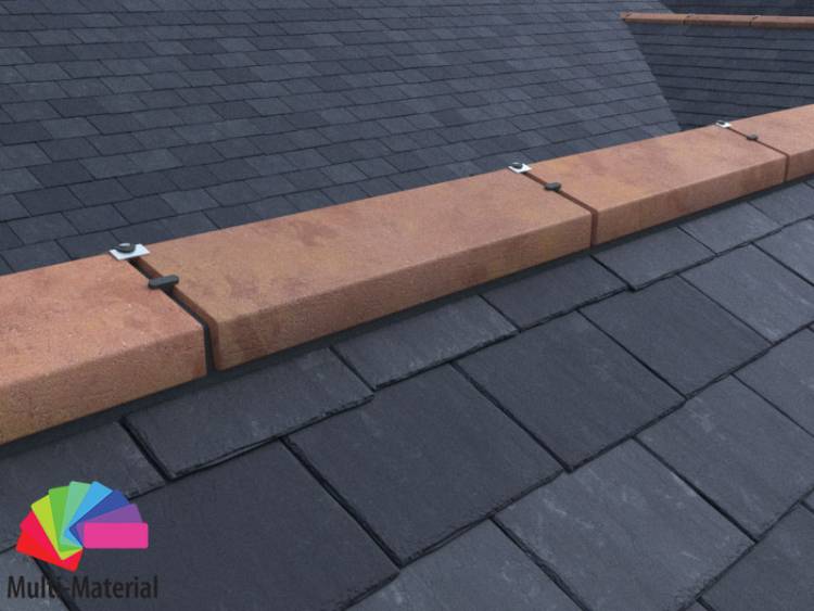 Universal Hip - Mechanical Fixing - RailClone library for 3ds Max