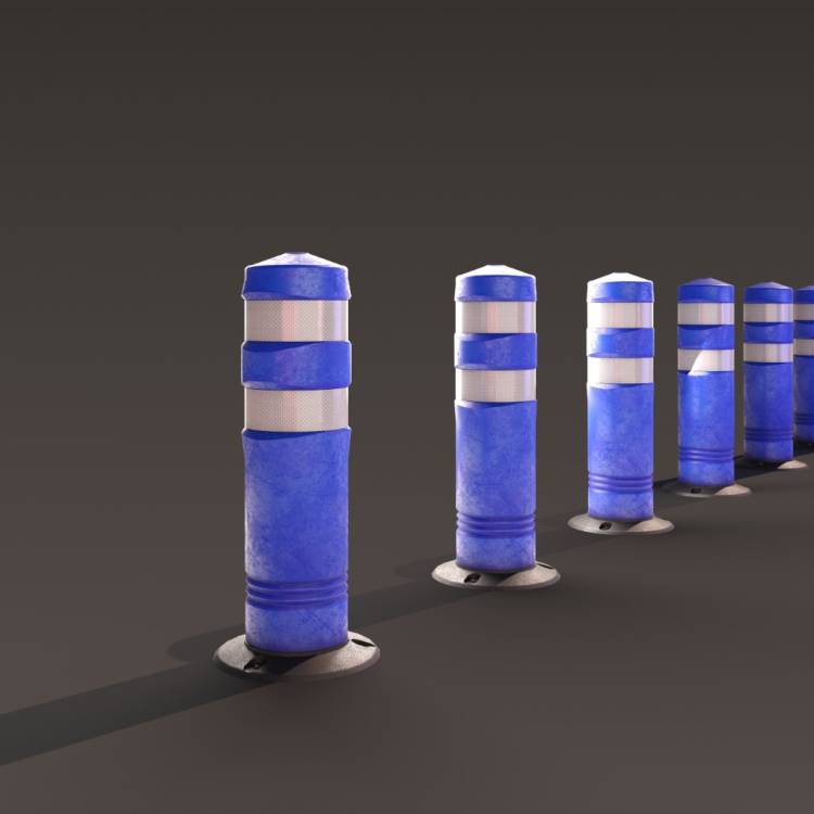 Bollard 1 - RailClone library for 3ds Max