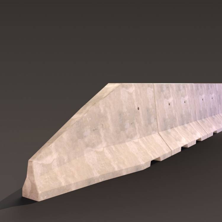 Concrete Barrier - RailClone library for 3ds Max