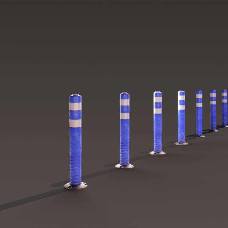 Flexible Post 1 - RailClone library for 3ds Max