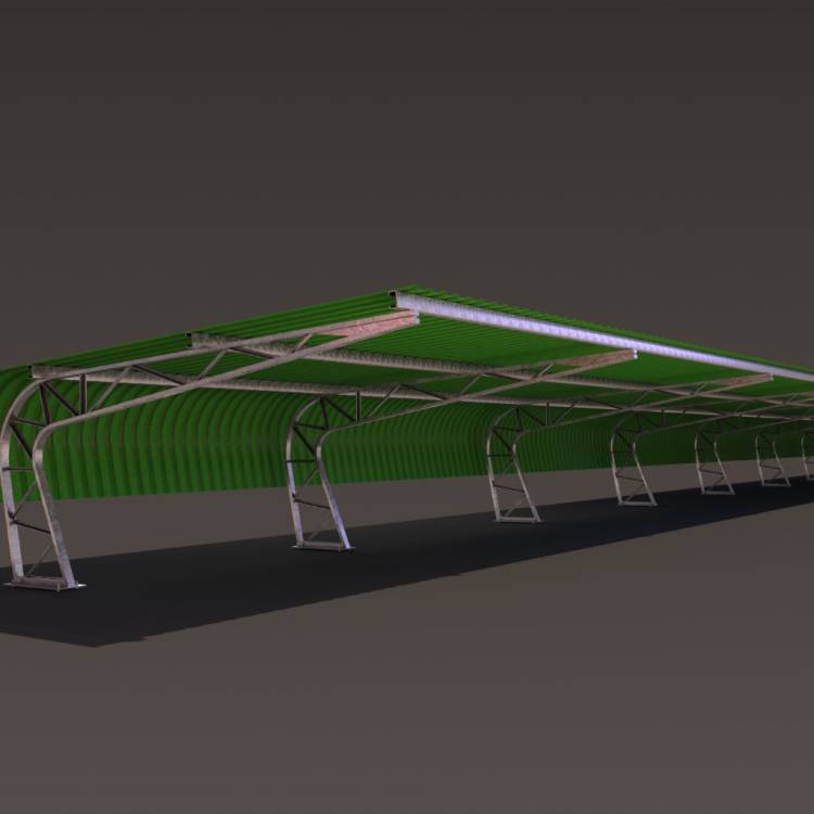 Parking 2 Canopy 4 Railclone Library For 3ds Max