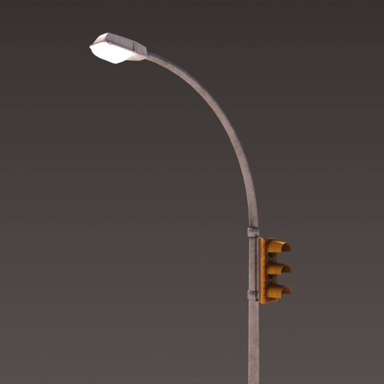 Traffic Light 4 - RailClone library for 3ds Max