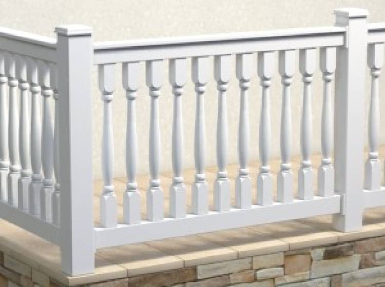 Balustrade 1 - RailClone library for 3ds Max