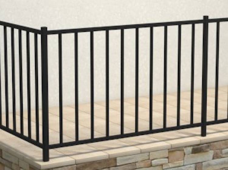 Iron Handrail 1 - RailClone library for 3ds Max