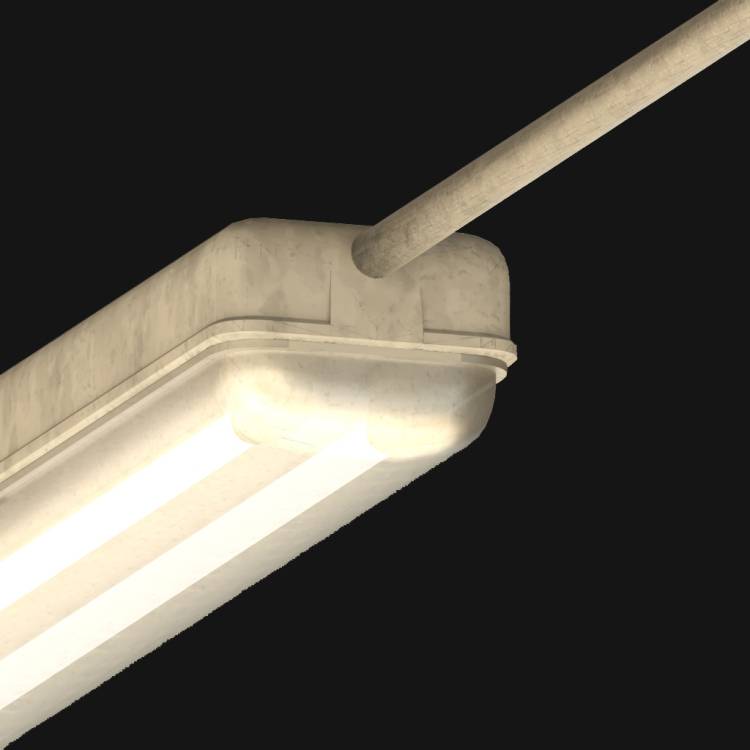 Fluorescent Light 2 - RailClone library for 3ds Max