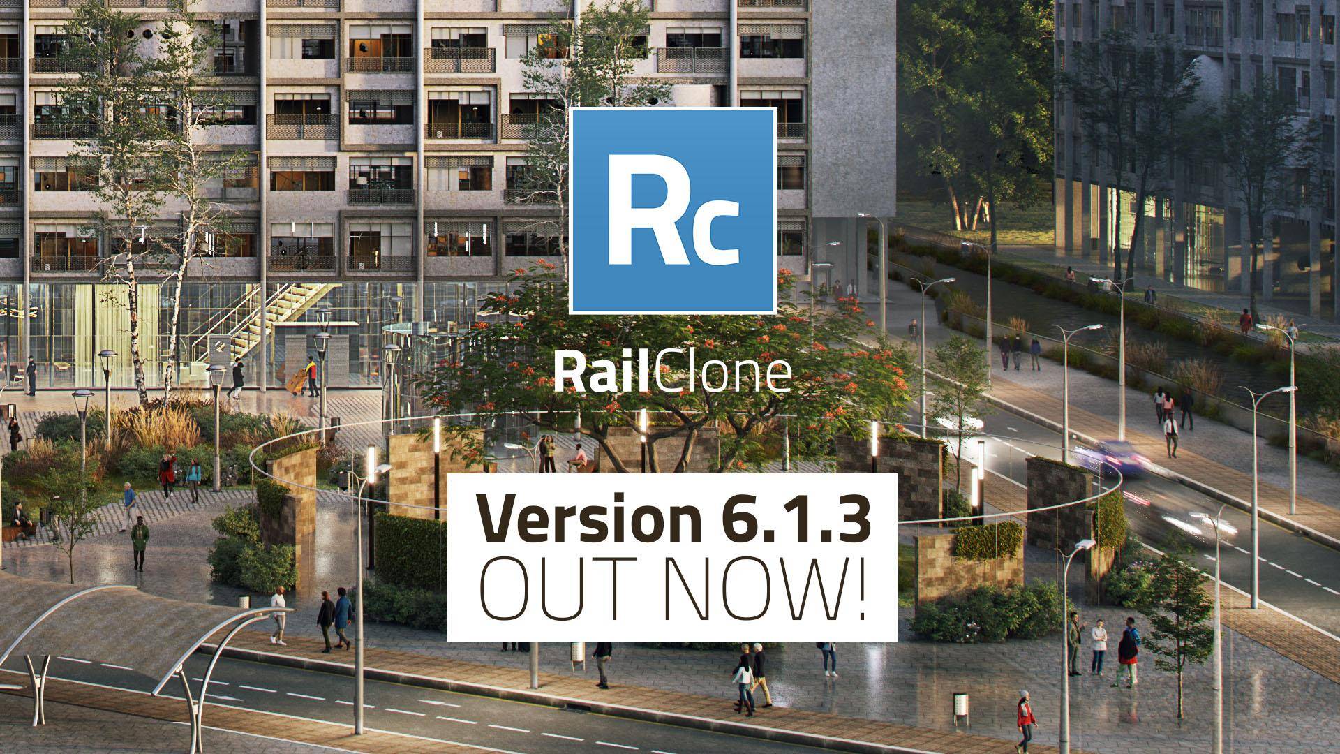 RailClone 6.1.3 released