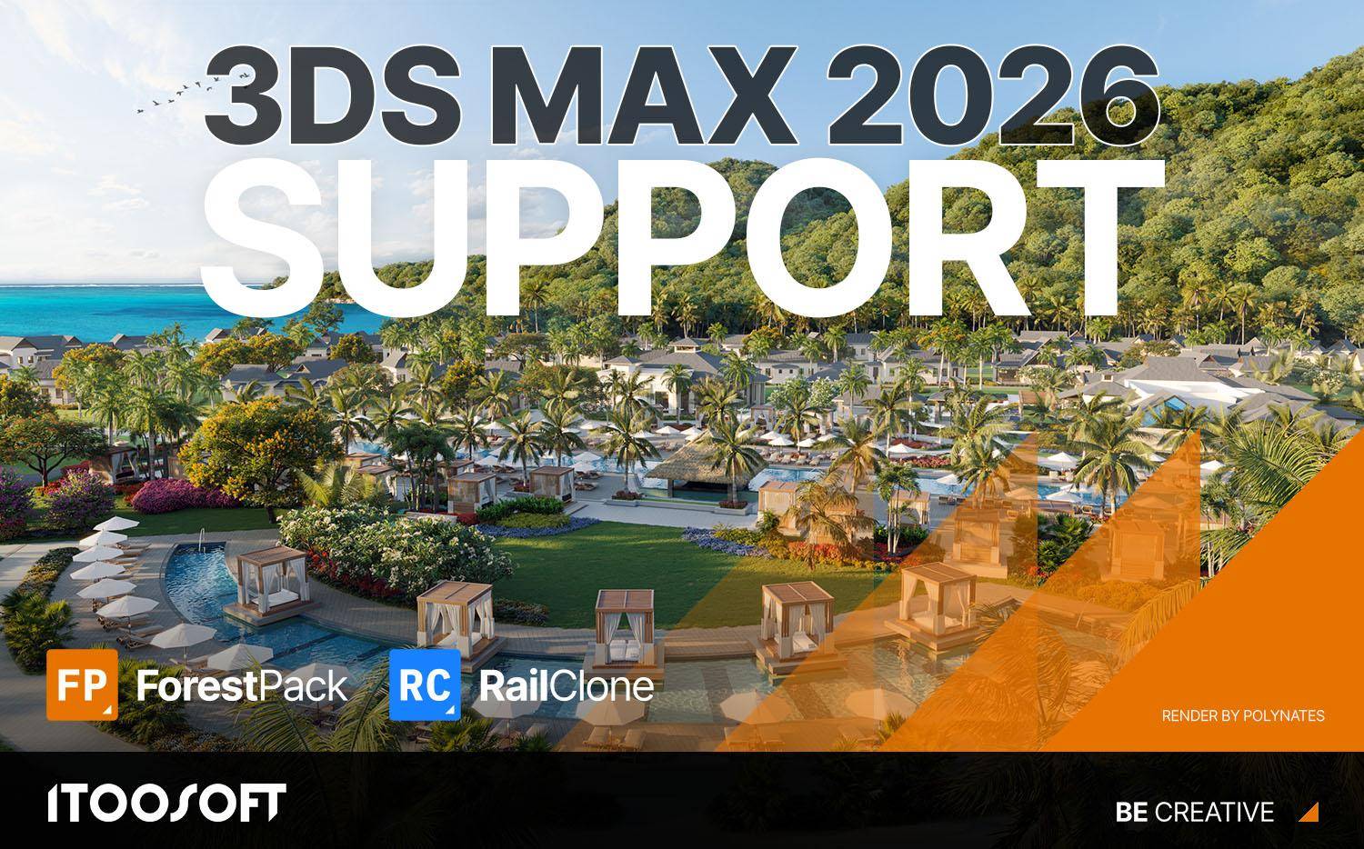 ForestPack, RailClone, and Free Plugins Now Compatible with 3ds Max 2026