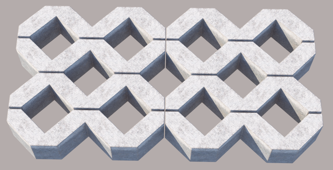 Tutorial - Combining Concrete Paving and Grass