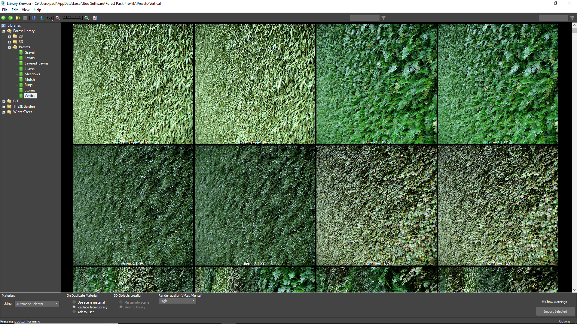 Using the Vertical Presets in Forest Pack 6 ; Tutorial Forest Pack and RailClone for 3ds Max ...