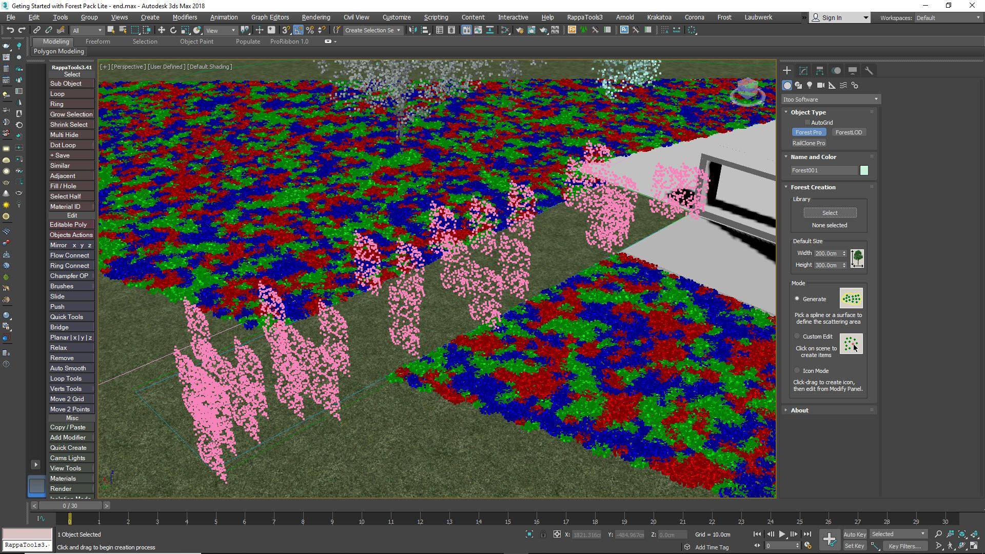 Tutorial - Getting Started with Forest Pack Lite