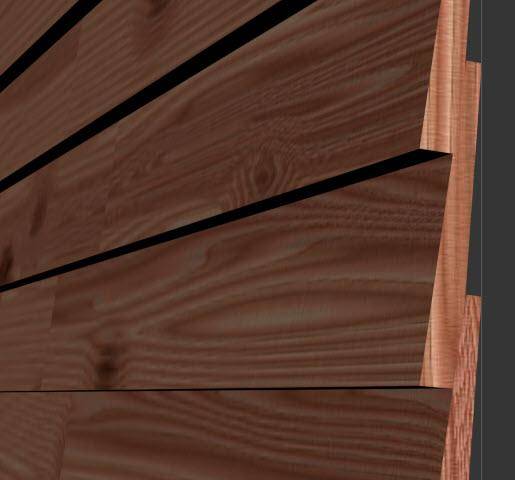 Tutorial - Create wooden cladding with RailClone