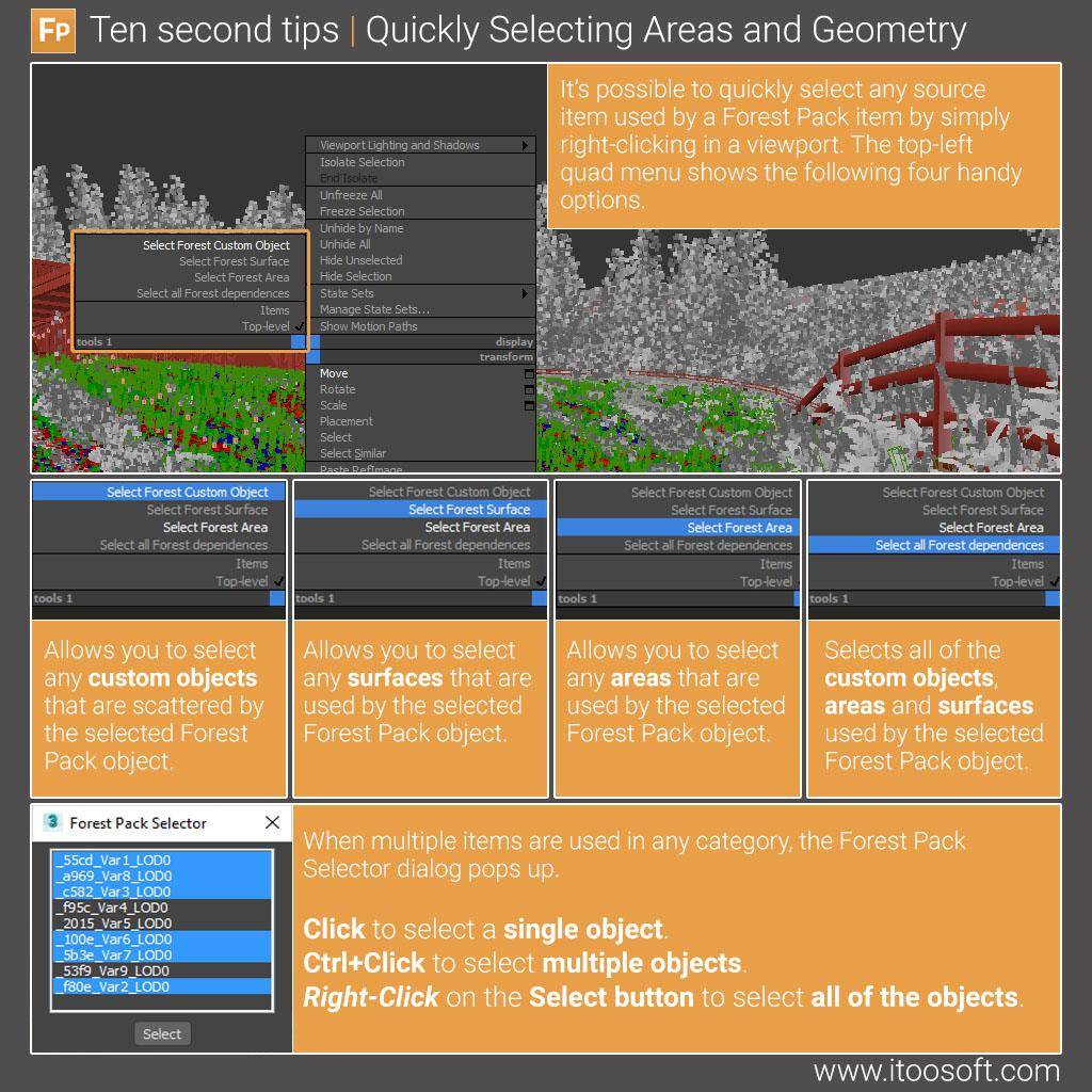 10 Second Tips - Quickly Selecting Areas and Geometry