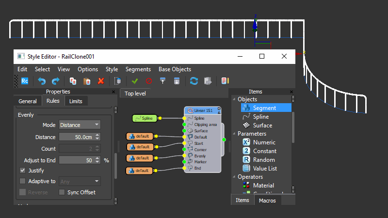 Tutorial - How to create parametric railings with 3ds Max